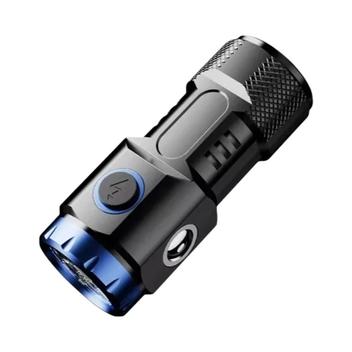 Mini Lanterna LED Recarregável com Luzes Laterais e Ímã - Ideal para ...