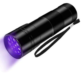 Mini Lanterna Luz Ultra Violeta Com 9 Led Portátil Camping - Carpri ...