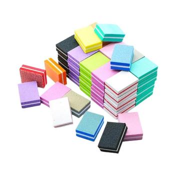 Mini Lixa para Unhas Profissional (50 Unidades) - 100/180 Grãos - Unha ...