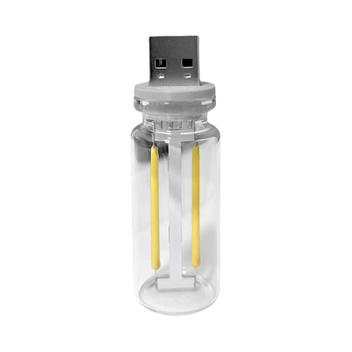 Mini Luminária LED Noturna USB Portátil - Retro - Para Casa e Quarto ...
