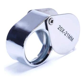 Mini Lupa Profissional 20x 21mm Relojoeiro Joalheiro - NoBrand - Lupa ...
