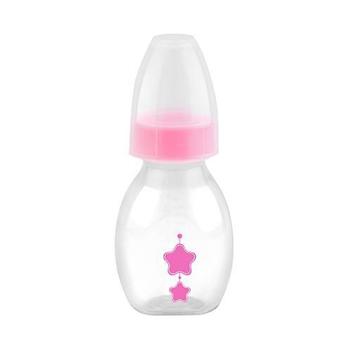 Mini Mamadeira (Chuca) Com Bico Em Silicone 60Ml - Rosa - Petita ...