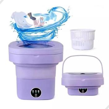 Mini Máquina de Lavar Roupas Íntimas Portátil Bivolt: Cuidado Delicado ...