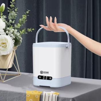 Mini Maquina Lavadora Lavar Roupas Leves 8 Litros Prática Eficiente ...