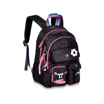 Mini Mochila Rebecca Bonbon 13" Nylon Soft Miçangas Preta - Clio Style ...