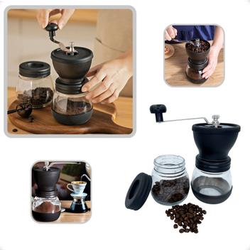 Mini Moedor Café Manual Triturador Grãos Vidro Cozinha - Gater ...