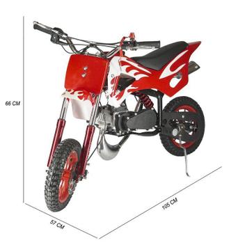 Mini Moto Infantil Gasolina 2 Tempos 49CC Cross Trilha Off Road ...
