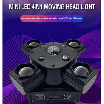 Mini Moving Led Bee Eyes Rgbw 80w Laser E Estroboscópio 4 em 1 - AAA TOP - Moving Head ...