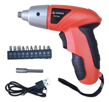 Mini Parafusadeira Chave De Fenda Elétrica Com Jogo De Bits - ONISTEK ...