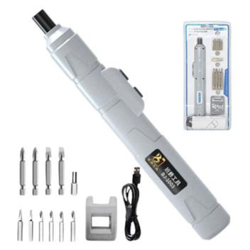 Mini Parafusadeira Elétrica Sem Fio Bateria Compacta Cinza - KNUP ...