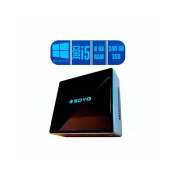 Mini PC NUC Soyo, Processador Intel Core i510210U, 8gb de RAM, SSD ...