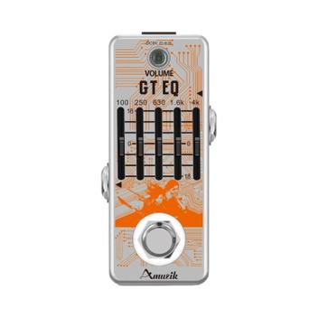 Mini Pedal Equalizador Paramétrico De Guitarra De 5 Bandas Amuzik True Bypass Faixa De 18dB ...