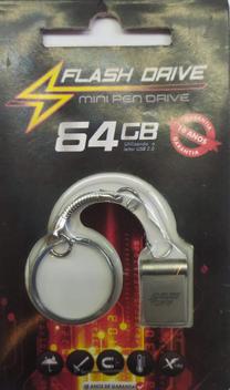 Mini Pen Drive 64gb Micro Slim Automotivo Mp3 Mp4 Computador - FLASH ...