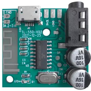 Mini Placa Decodificador Usb Sd Mp3 Fm Aux - First Option - Som ...