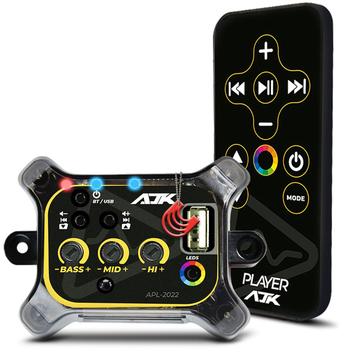 Mini Player Bluetooth Mp3 USB Pendrive Caixa Bob Esponja Trio Paredao RCA 12v AJK Serie 2 APL ...