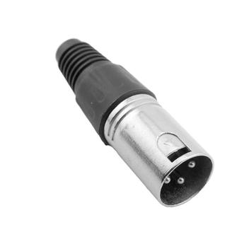 Mini Plug Conector Cannon Xlr Macho Microfone Amplificador - E-Connect ...