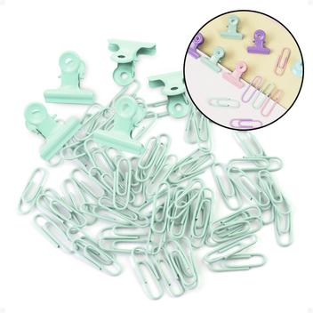 Mini Prendedor De Papel E Clips Colorido 29mm Binder 46 Uni. - Afastore ...