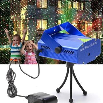 Mini Projetor De Luz Holográfico Canhão Festa Balada Bivolt Com Tripé ...