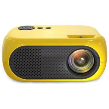 Mini Projetor Portátil M-24 1200 Lumens Full HD Cinema HDMI+ Amarelo - Athlanta - Projetor ...