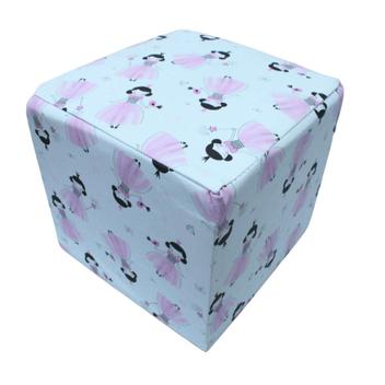 Mini Puff Infantil 25x25 Banqueta Menino Menina Quarto Sala - Grenada ...