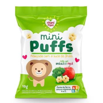Mini Puffs Snack P/Crianças Brócolis E Maçã 15G -Nhamimami - Puffs ...