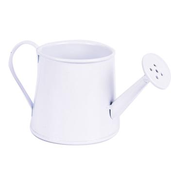 Mini Regador Metal Branco 7cm - De-Cora Decorações - Regador Decorativo ...