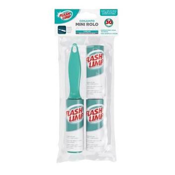 Mini Rolo Adesivo 3 Pç Flash Limp - Rolo Tira Pelos - Magazine Luiza