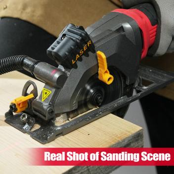 Mini serra circular Geevorks 580W 3700RPM com interface de corte a ...