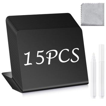 Mini Sinais de Quadro-Negro OmniSpecial (15 Unidades) com Marcadores de ...