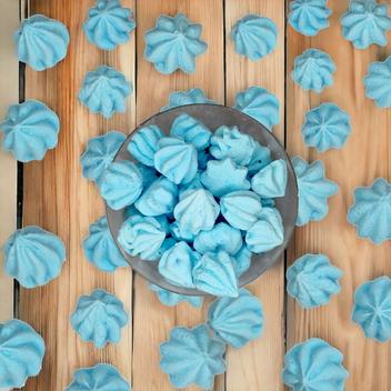 Mini Suspiros Caseiro aprox. 200 unid Azul - Incopal - Suspiro ...