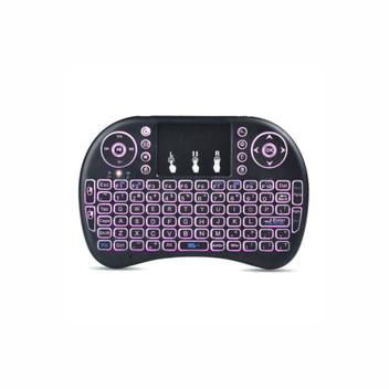 Mini Teclado Led Wi-Fi Wireless Sem Fio Com Mouse Touch Pad - Exbom ...