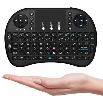 Mini Teclado Sem Fio Smart Tv Video Game Touch Mousepad - Ello ...
