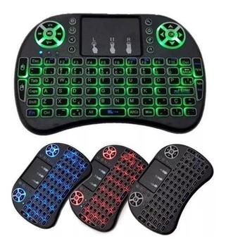 Mini Teclado Wireless Air Mouse Touch Smart Tv Iluminado - Keyboard ...