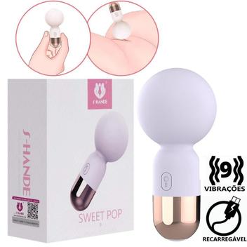 Mini Varinha Mágica Potente E Discreta - Sweet Pop - S-Hande - Vibrador ...