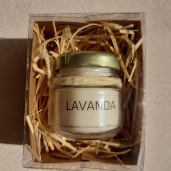 Mini Vela Aromática Perfumada Lavanda Caixinha Presente 40g - Likare ...