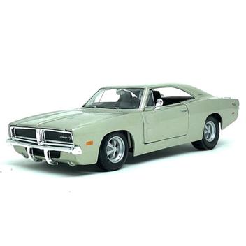 Miniatura Carro Dodge Charger R/T 1969 1/25 Prata Maisto 31256 ...
