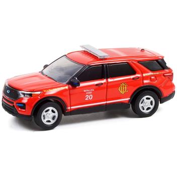 Miniatura Carro Ford Police Interceptor 2020 Corpo De Bombeiros De ...