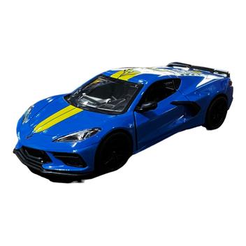 Miniatura Chevrolet Corvette C8 Livery Edition Azul 1:36 - Kinsmart ...