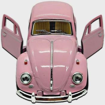 Miniatura Coleção Fusca Rosa 1967 Clássico Escala 1/32. - toys ...