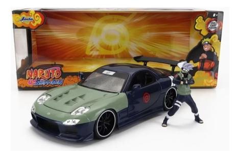 Miniatura De Carrinho Mazda Rx7 Boneco Naruto Kakashi 1/24 - Jada ...