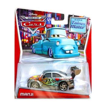 Miniatura Disney Cars Manji Tokyo Mater Carros Chase Mattel Cor Prata ...