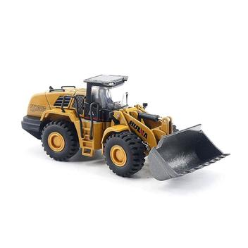 Miniatura Huina 1813 Pá Carregadeira de Metal 1:60 - Trator de ...