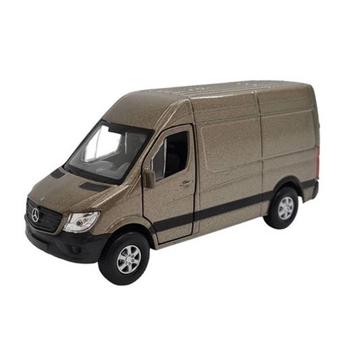 Miniatura Van Mercedes Sprinter 2015 Welly 1/48 Metal e Fricção Dourada ...
