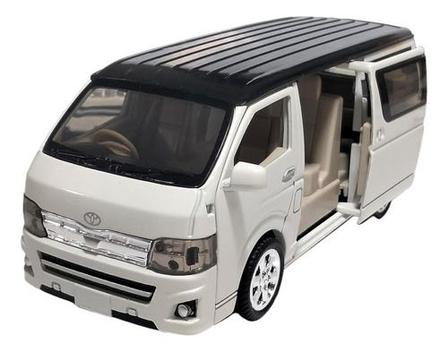 Miniatura Van Toyota HiAce Fricção Abre Portas Som E Luz - Kadê ...