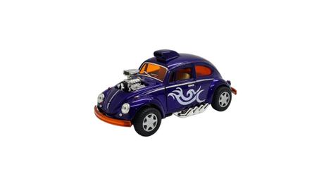 Miniatura Volkswagen Fusca Custom Dragrace Roxo 1:32 - Kinsmart ...