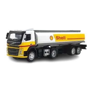 Miniatura Volvo Caminhao Tanque Shell CCA Escala 1/50 c/ Som e Luz ...