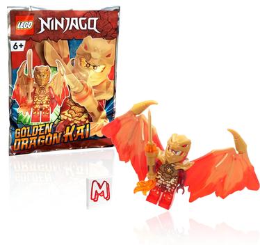 Minifigura LEGO NINJAGO Crystalized Kai (Dragão Dourado ...