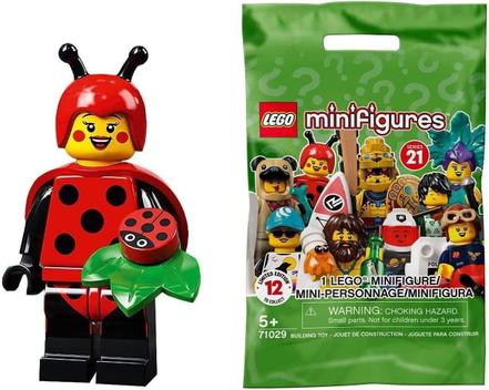 Minifiguras LEGO Série 21 - Ladybug Girl Colecionável - Bonecos ...