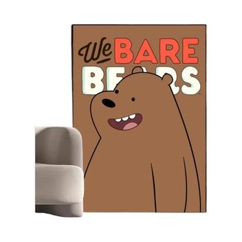 MINISO We Cartoon Bare Cute Bear Poster Imprime Fotos de Parede Sala de ...