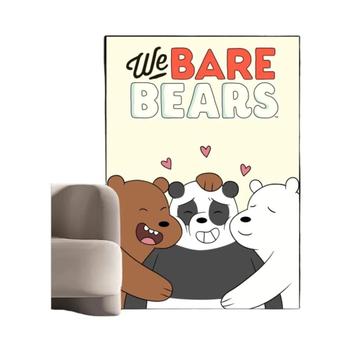 MINISO We Cartoon Bare Cute Bear Poster Imprime Fotos de Parede Sala de ...